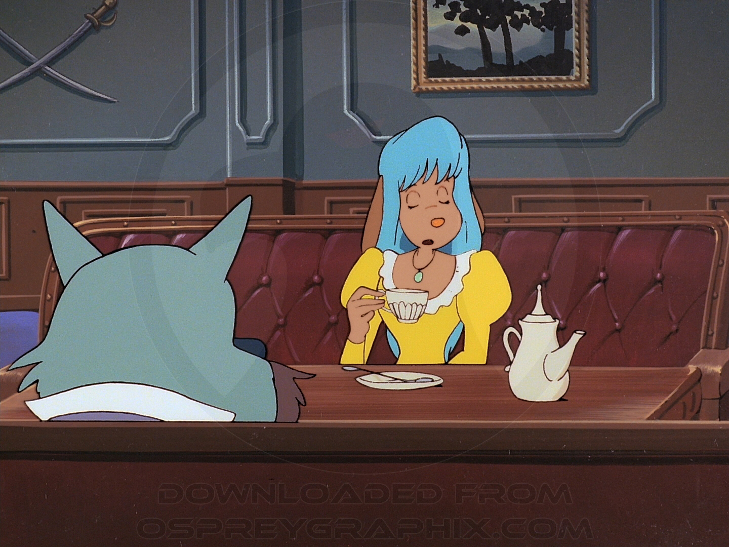 Sherlock Hound - Emily Focus from Episode 12 - The Stormy Getaway