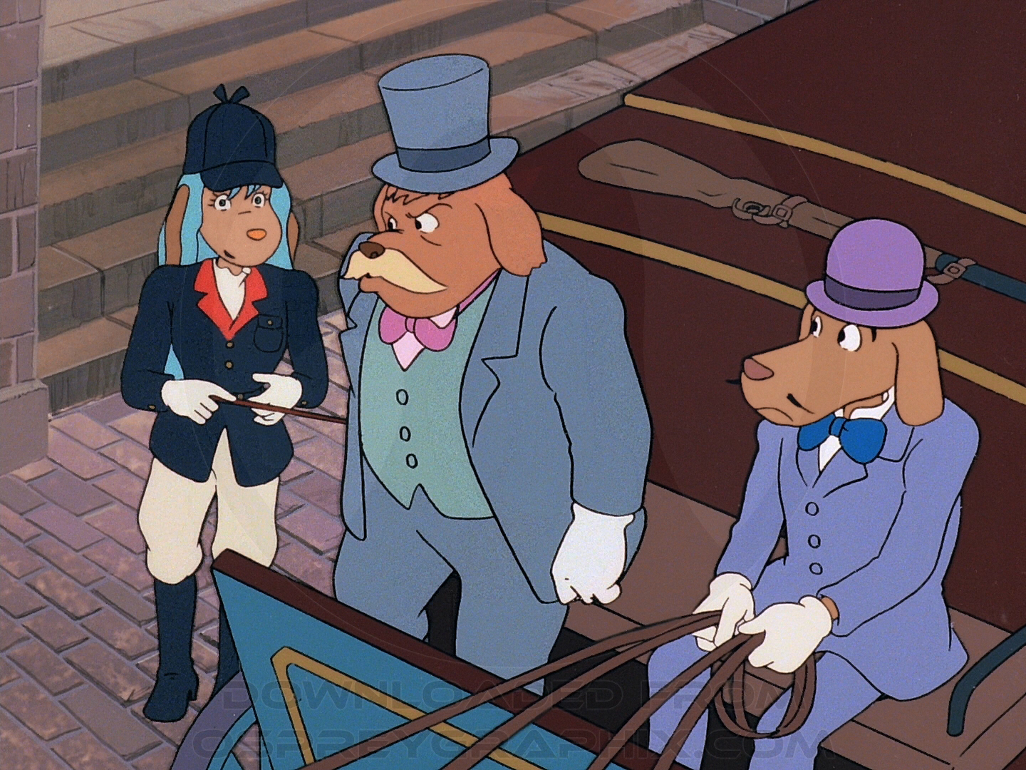 Sherlock Hound - Emily Focus from Episode 12 - The Stormy Getaway