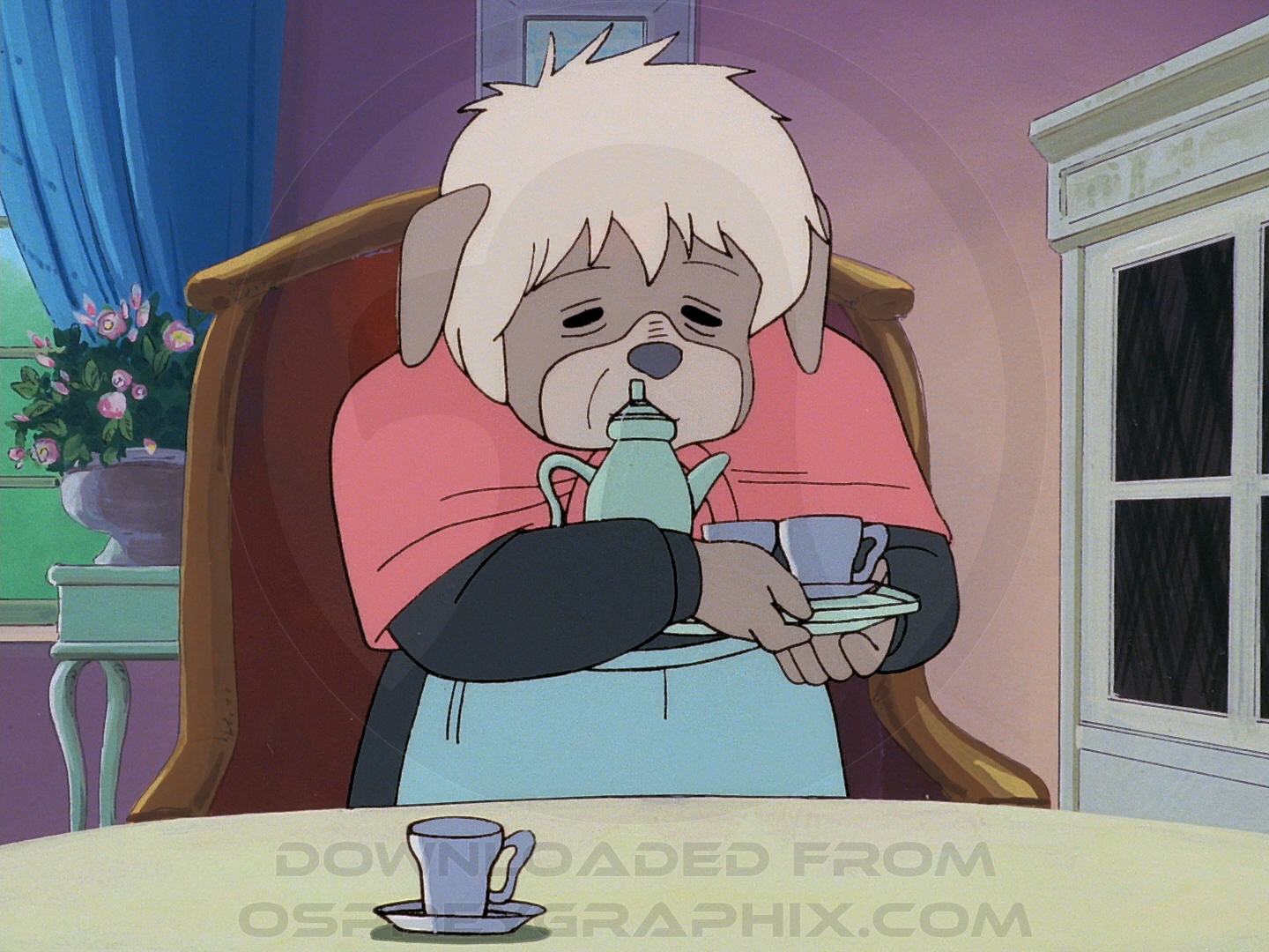 Sherlock Hound - Old Lady from Episode 15 - The Golden Statue of the ...