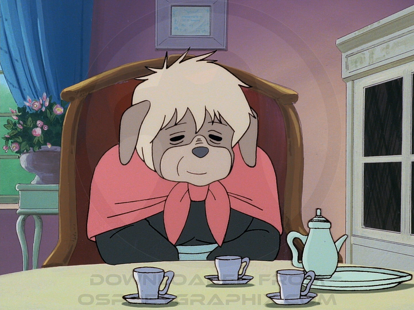 Sherlock Hound - Old Lady from Episode 15 - The Golden Statue of the ...