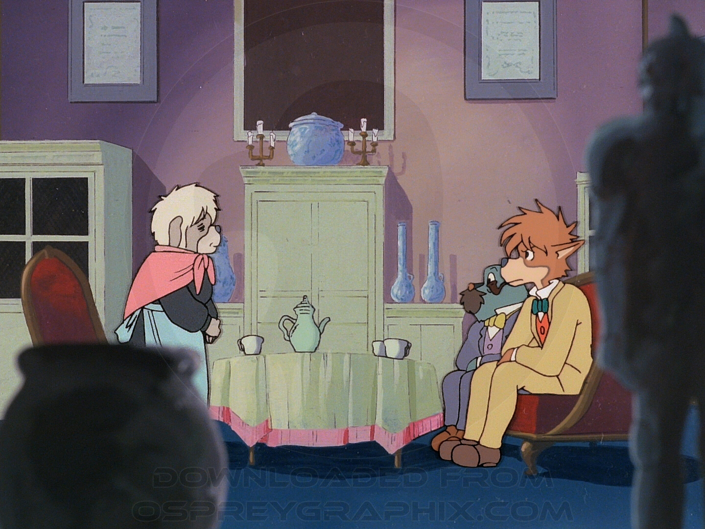 Sherlock Hound - Old Lady from Episode 15 - The Golden Statue of the ...