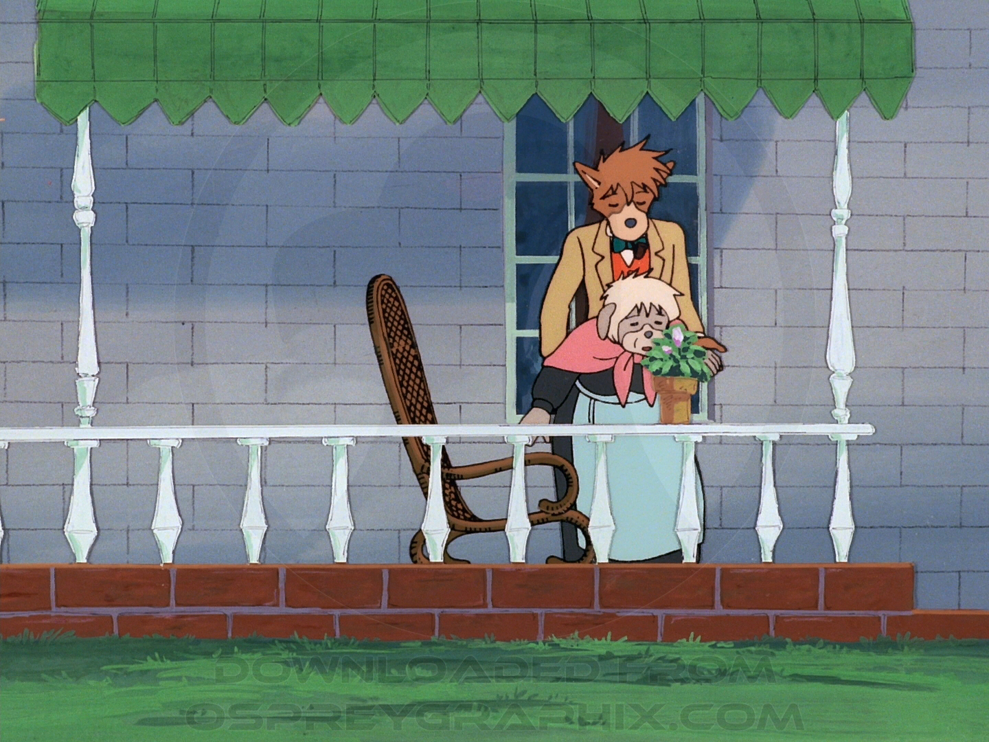 Sherlock Hound - Old Lady from Episode 15 - The Golden Statue of the ...
