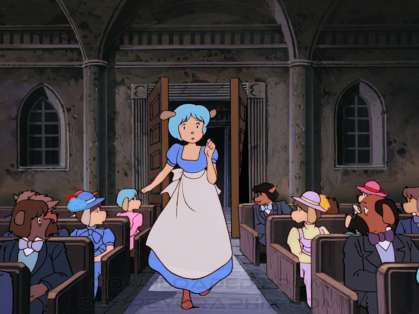 Sherlock Hound - Alice from Episode 26 - Good-bye Holmes! The Last Case