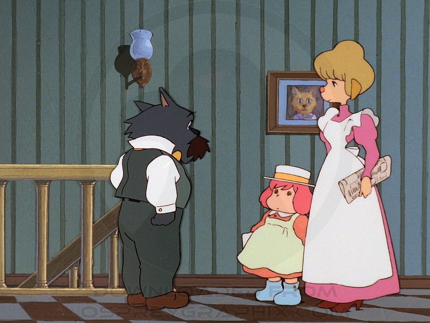 Sherlock Hound - Mrs. Marie Hudson - Normal Outfit Page 1