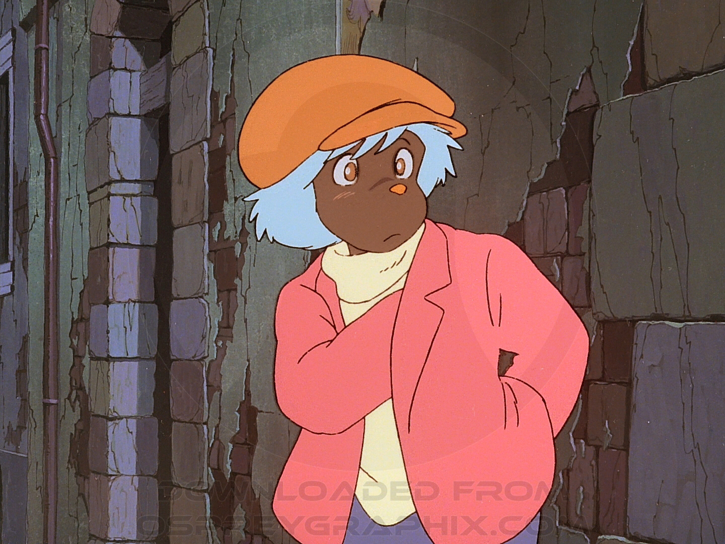 Sherlock Hound - Polly from Episode 5 - Blue Ruby Page 1