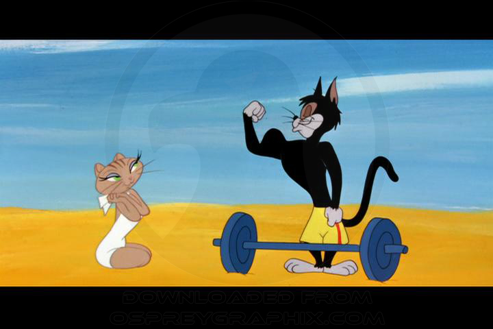 Tom and Jerry - Muscle Beach Tom