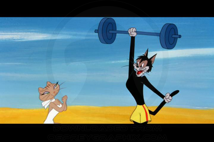 Tom and Jerry - Muscle Beach Tom